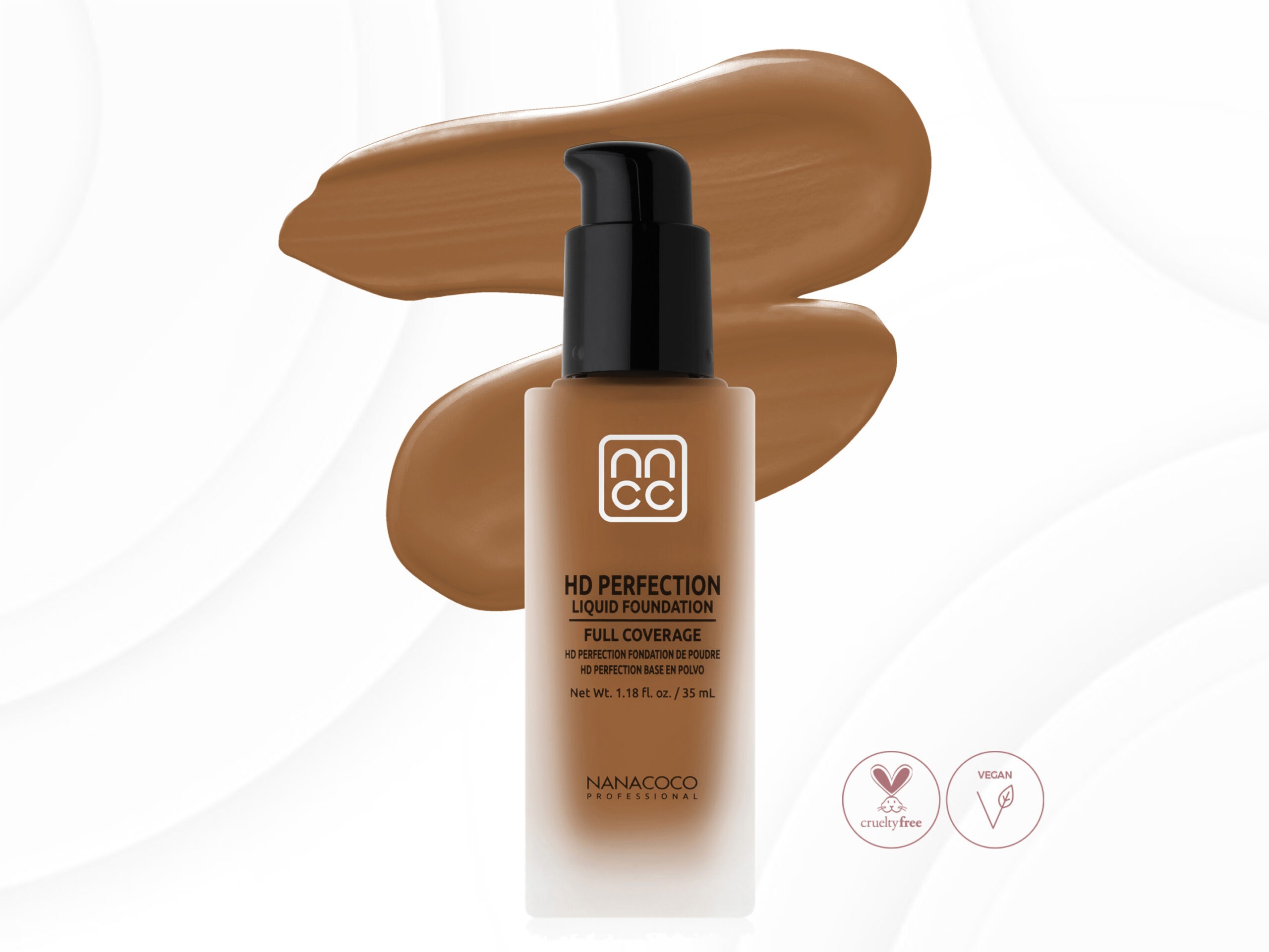 NANACOCO HD PERFECTION LIQUID FOUNDATION HAZELNUT – YAFFA PRODUCTS